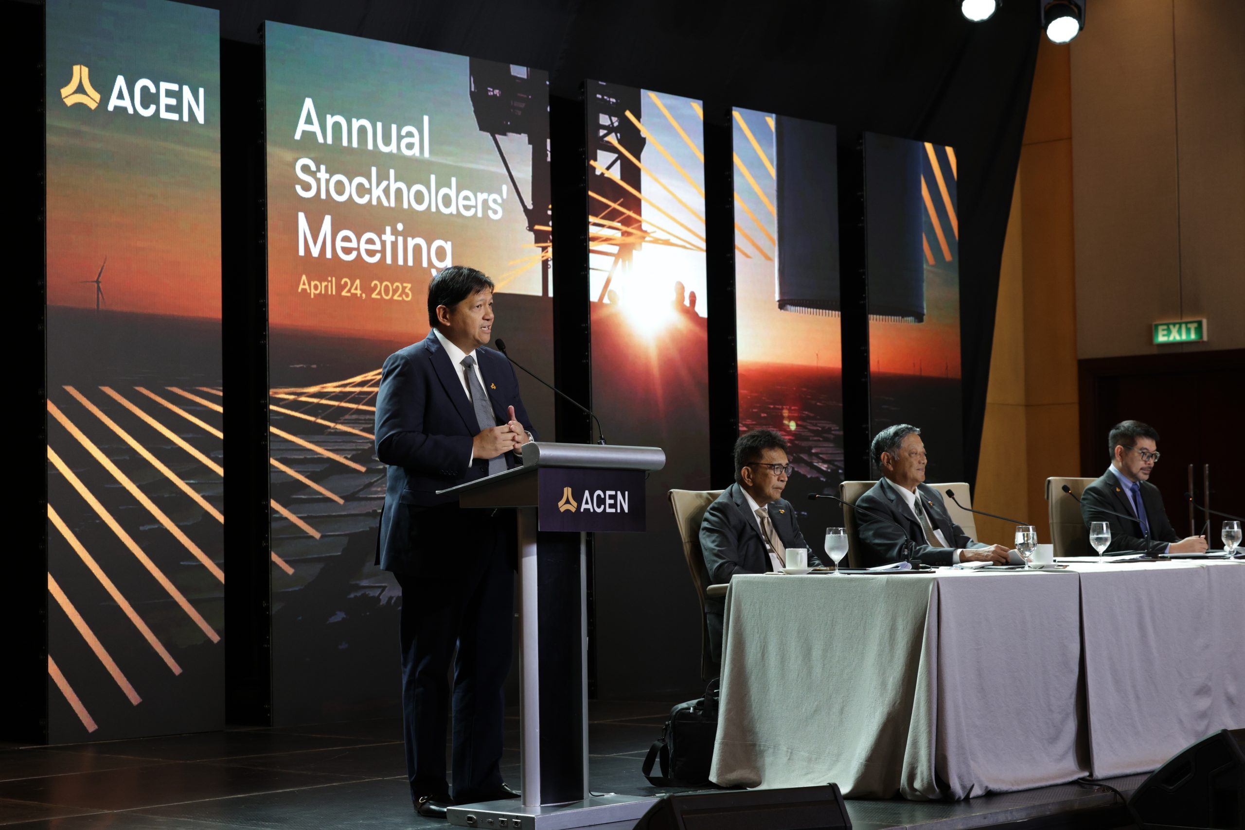 2023 ACEN Annual Stockholders' Meeting Message from the President & CEO