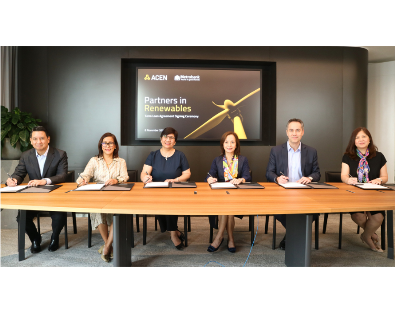 ACEN secures P5 billion loan facility from Metrobank